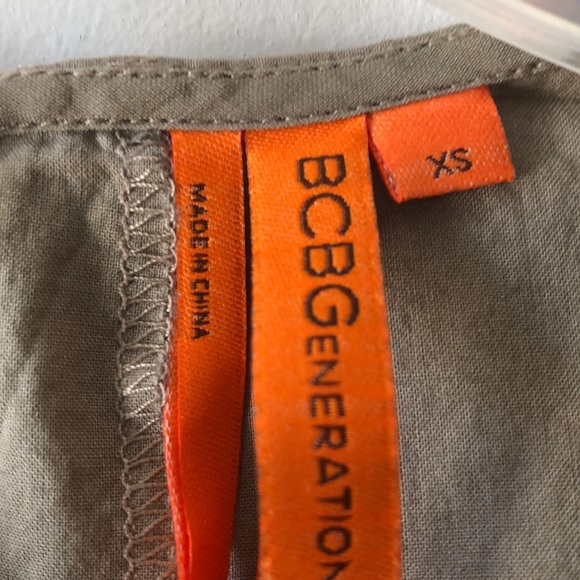 BCBGeneration | Tops | Bcbgeneration Cotton Shirt Scoop Neck Embroidery ...